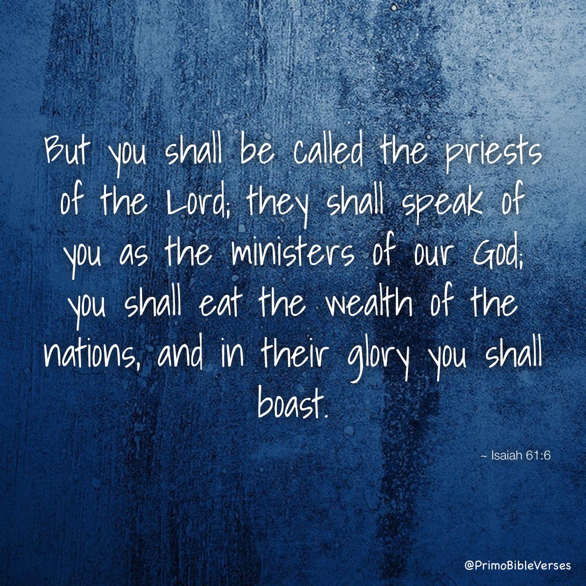 설교 / Sermons - 하나님의 명령에 따라 섬기는 우리(사 61:1-7)